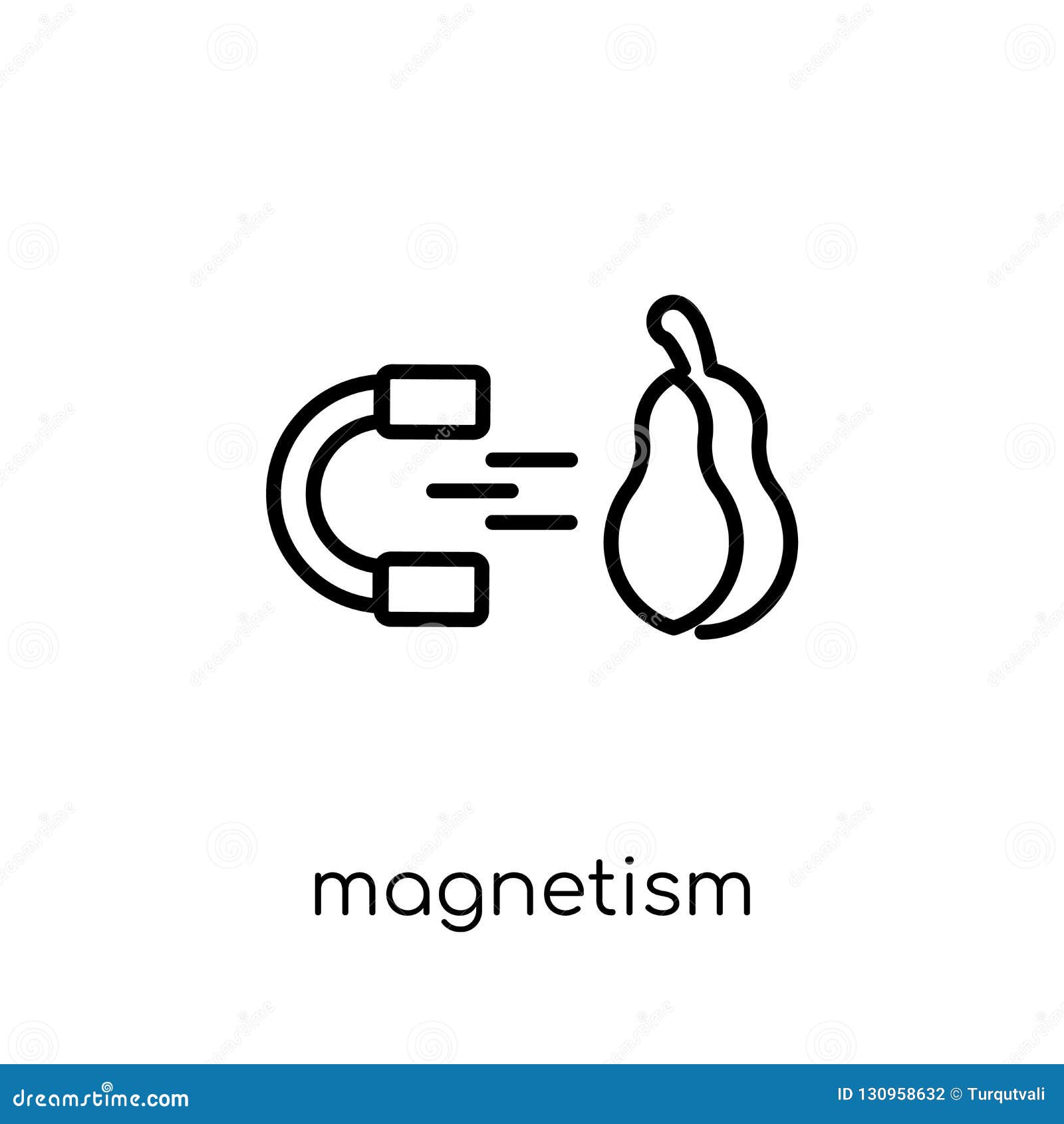 Magnetism Icon from Collection. Stock Vector - Illustration of symbol ...