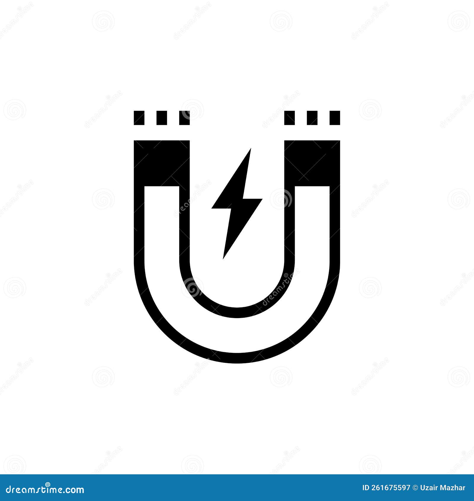MAGNETISM Icon in Vector. Logotype Stock Vector - Illustration of ...
