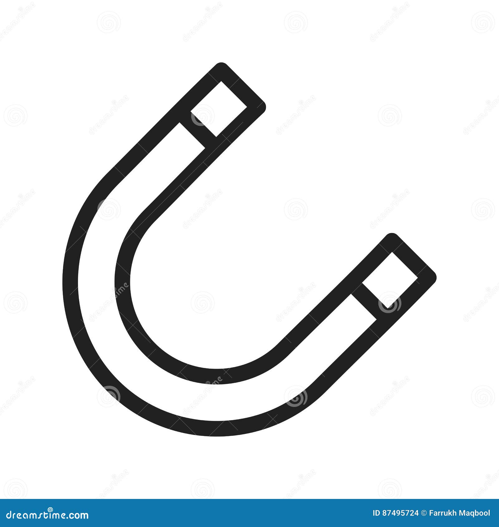 Magnetism stock vector. Illustration of pole, force, concept - 87495724