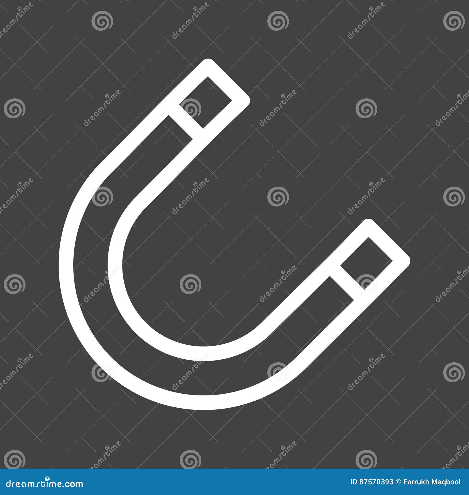 Magnetism stock vector. Illustration of power, science - 87570393