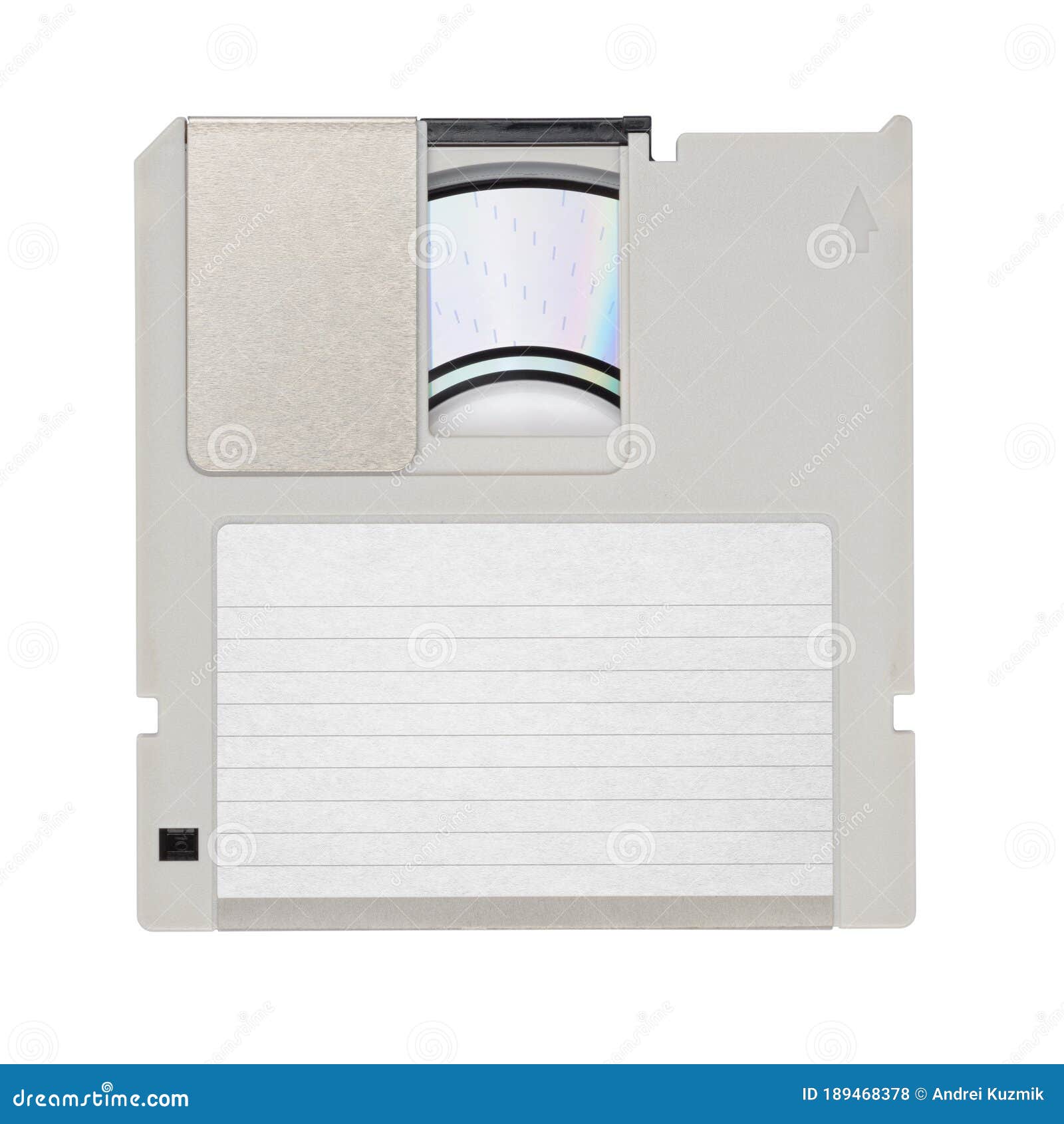 Magneto-optical Drive Disk or Diskette Isolated on White Stock Photo ...