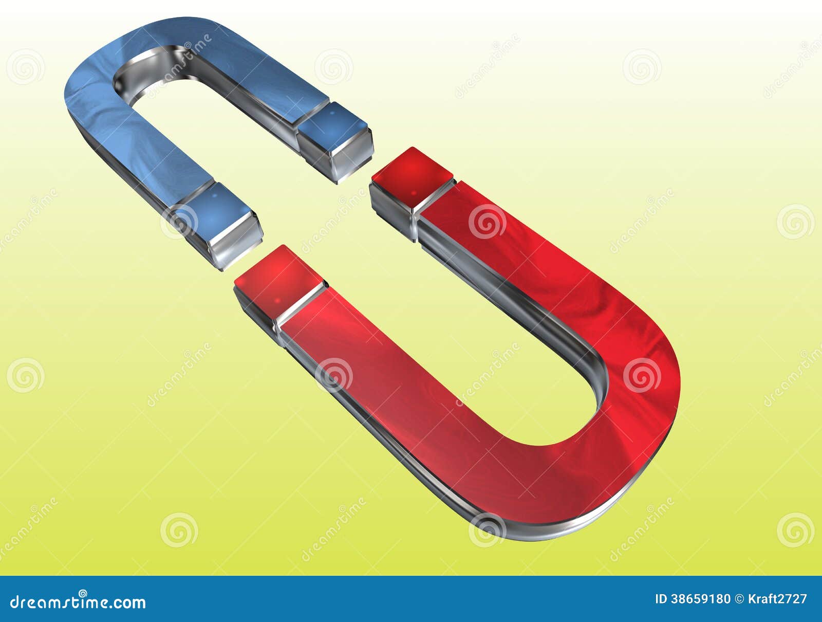Magnets stock illustration. Illustration of object, reflection - 38659180