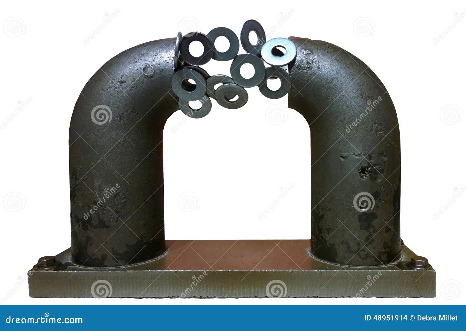 Magnets stock photo. Image of force, washers, isolated - 48951914