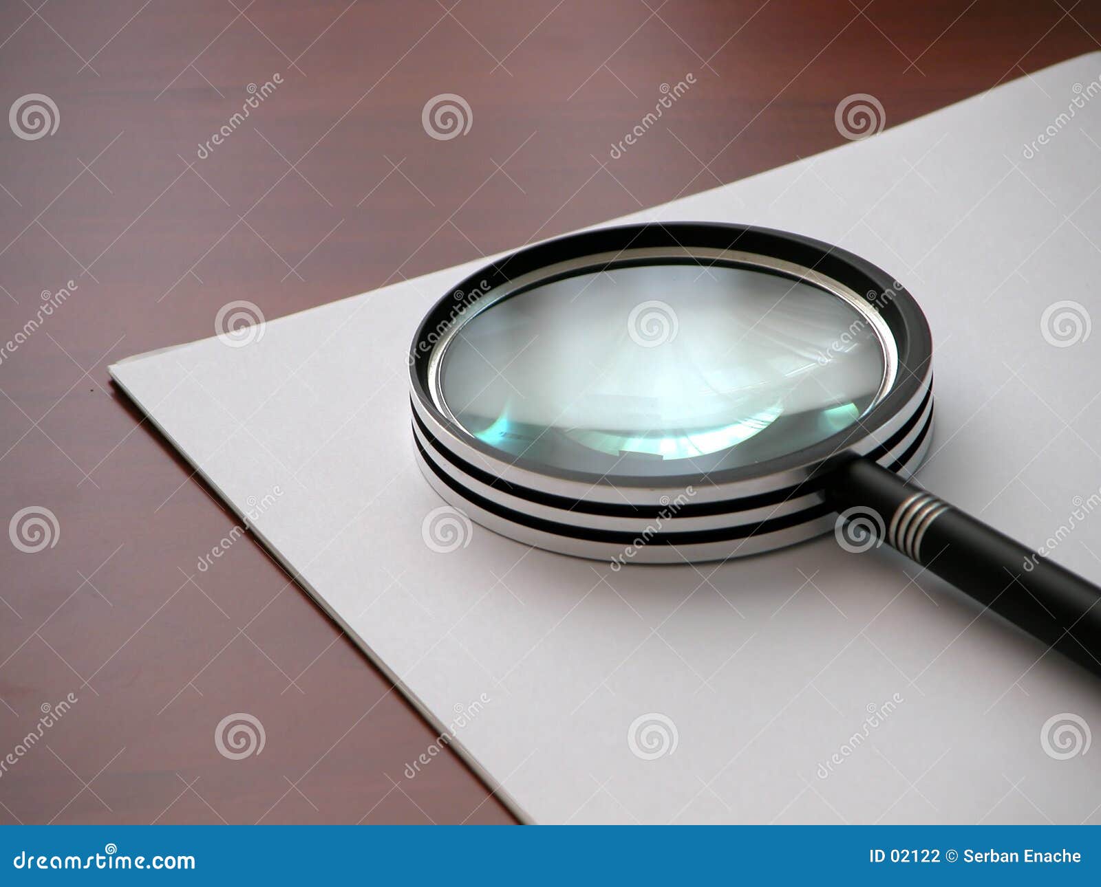 Magnifer 2 stock photo. Image of blank, desk, reflections - 2122