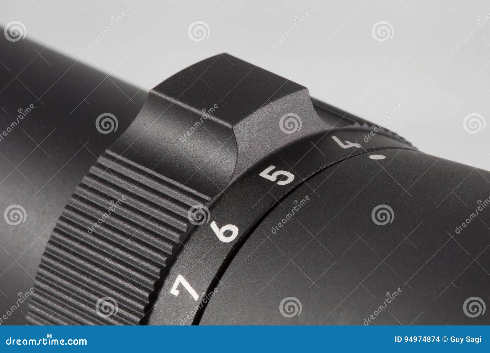 Magnification Adjustment Dial Stock Photo - Image of grey, metal: 94974874