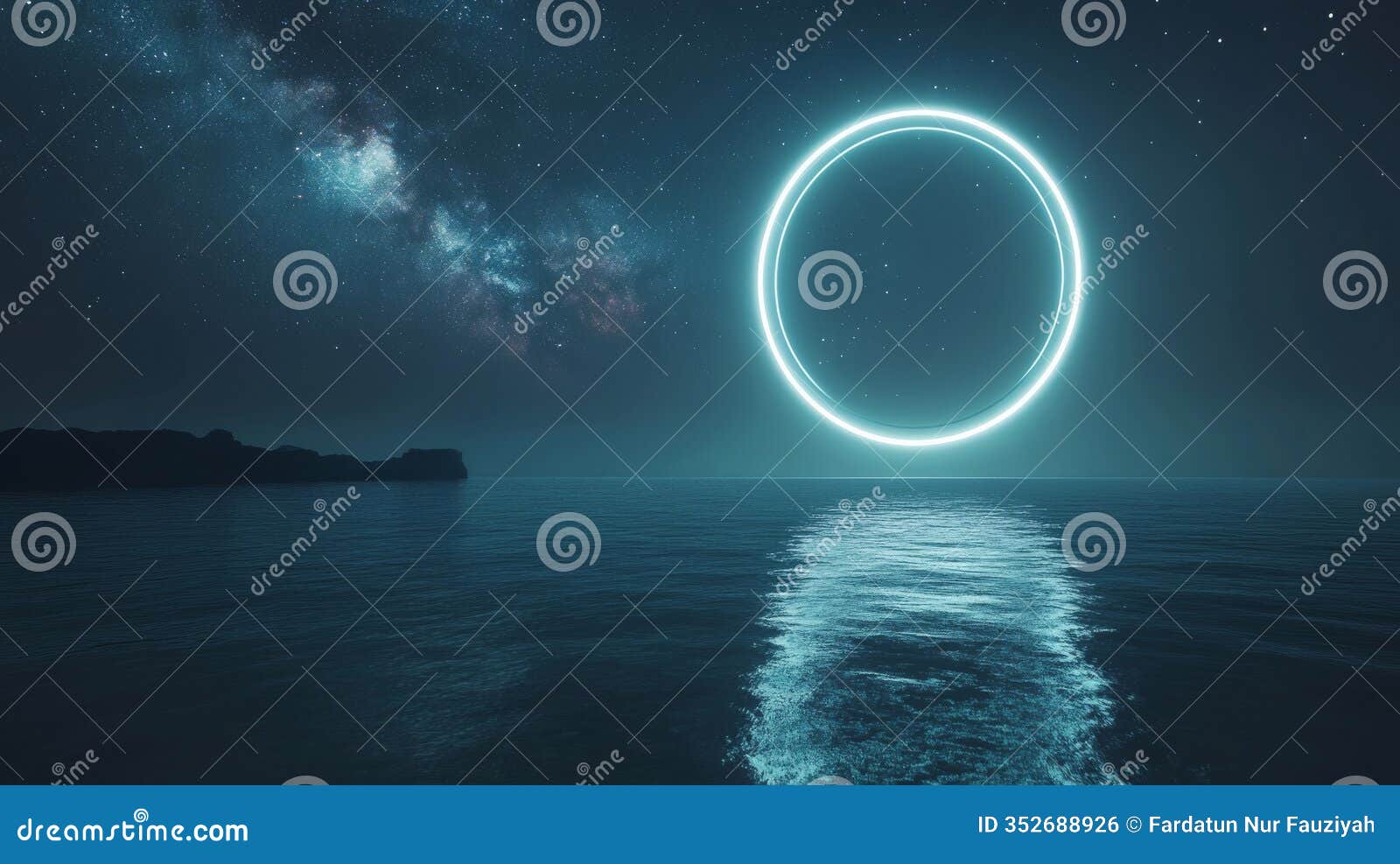 Pillars Of Creation Emerging In Eagle Nebula Stock Image ...