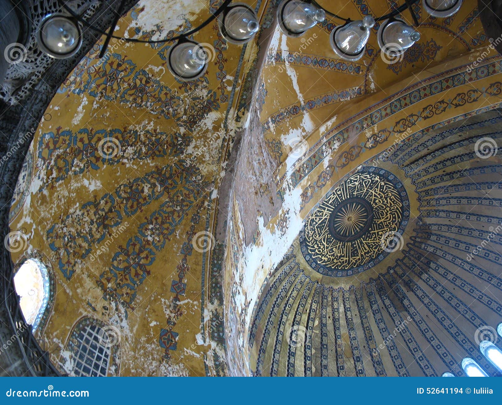 Magnificent Aya Sofya stock photo. Image of mosaic, hagia - 52641194