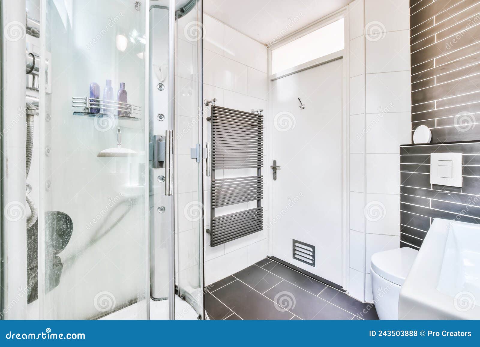 Magnificent Bathroom with Shower Stock Photo - Image of elegant, wealth ...
