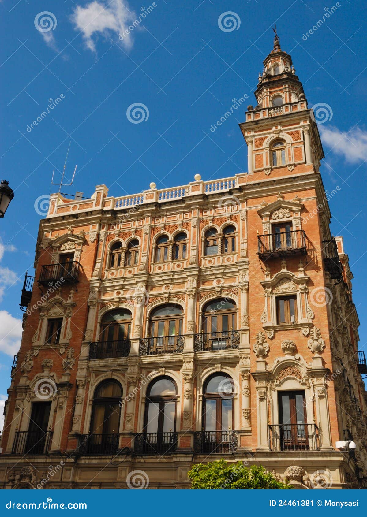 Magnificent building stock image. Image of seville, exterior - 24461381