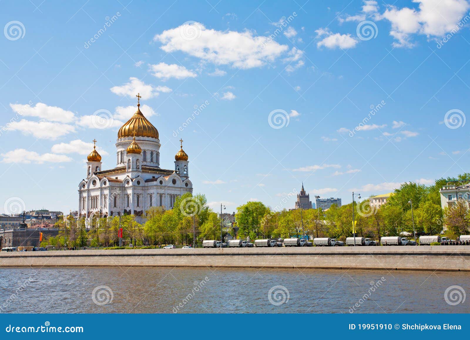 Magnificent Cathedral in Honor of Christ Stock Photo - Image of holy ...
