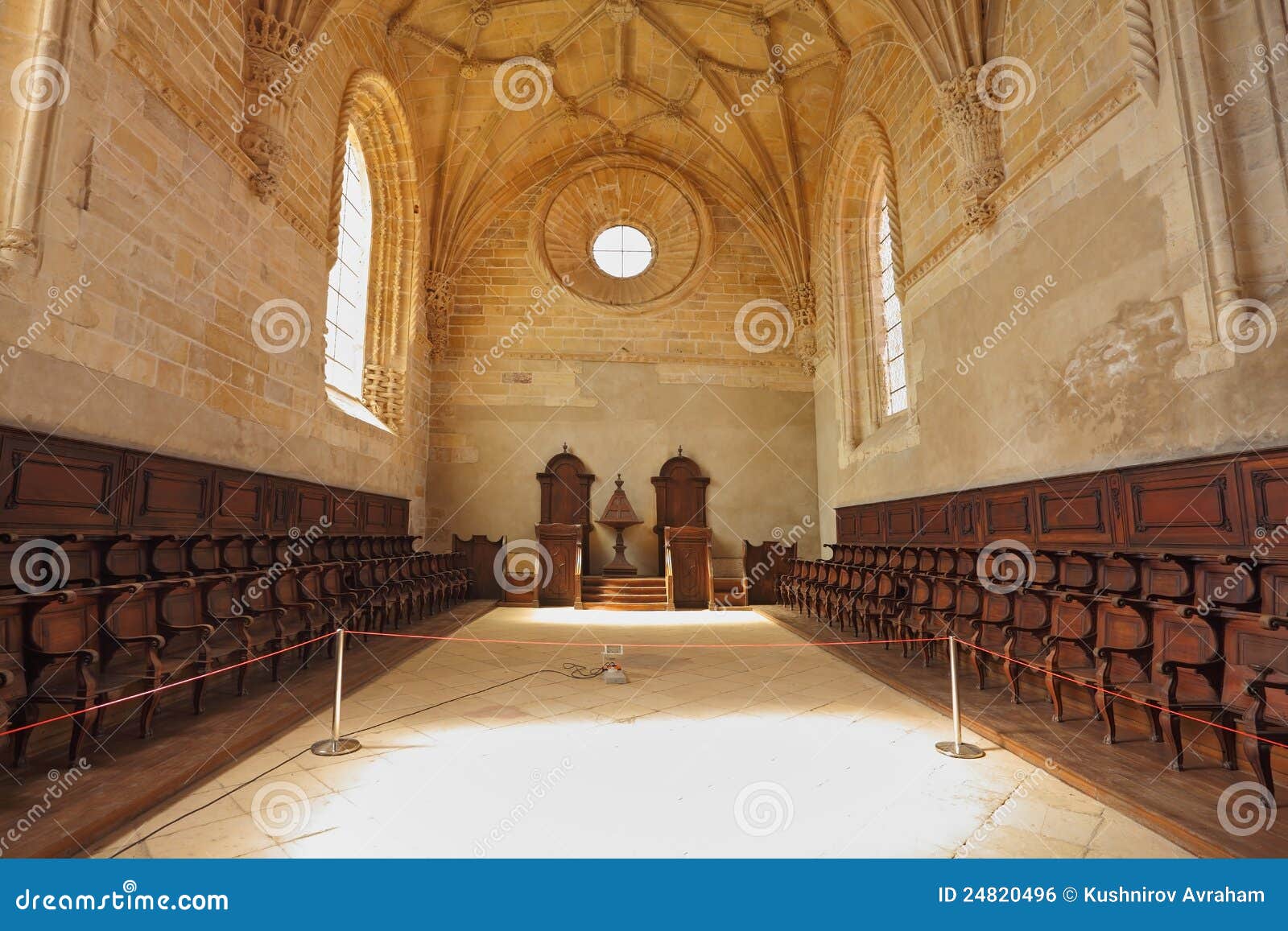 The Magnificent Chapel with a Vaulted Ceiling Stock Photo - Image of ...