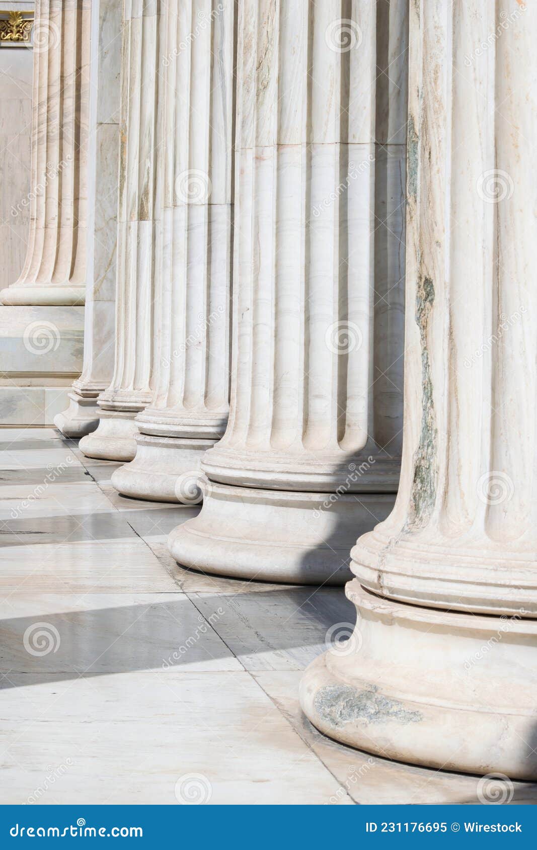 Magnificent Columns and Elements of Neoclassical Architecture, Academy ...