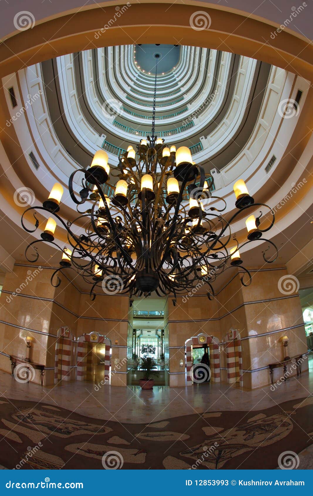 Magnificent Hall of Dear Hotel Stock Image - Image of clean, building ...