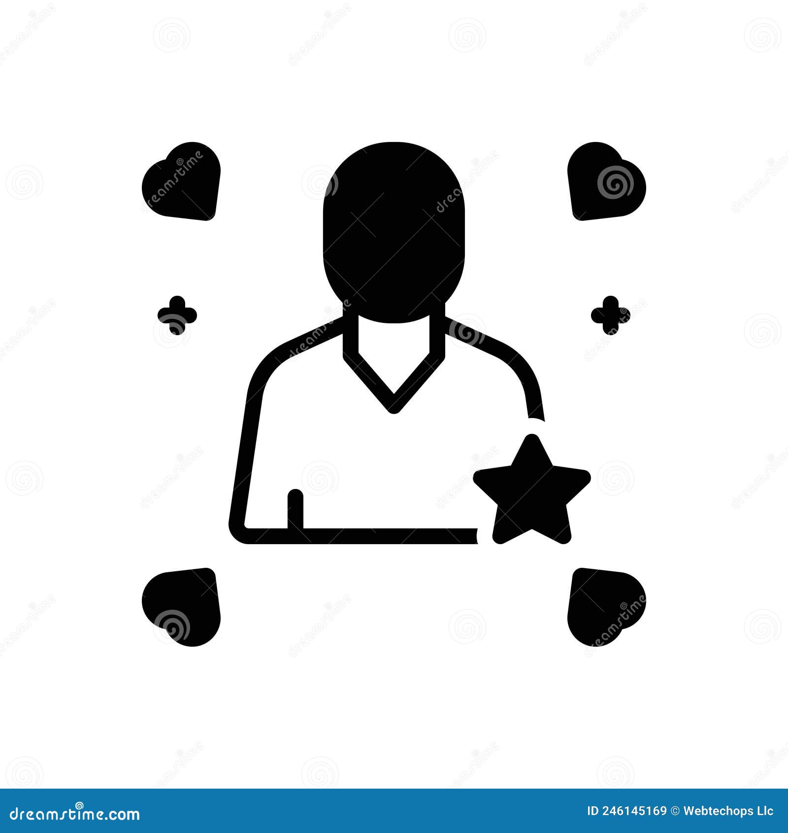 Black Solid Icon for Magnificent, Spectacular and Superb Stock Vector ...