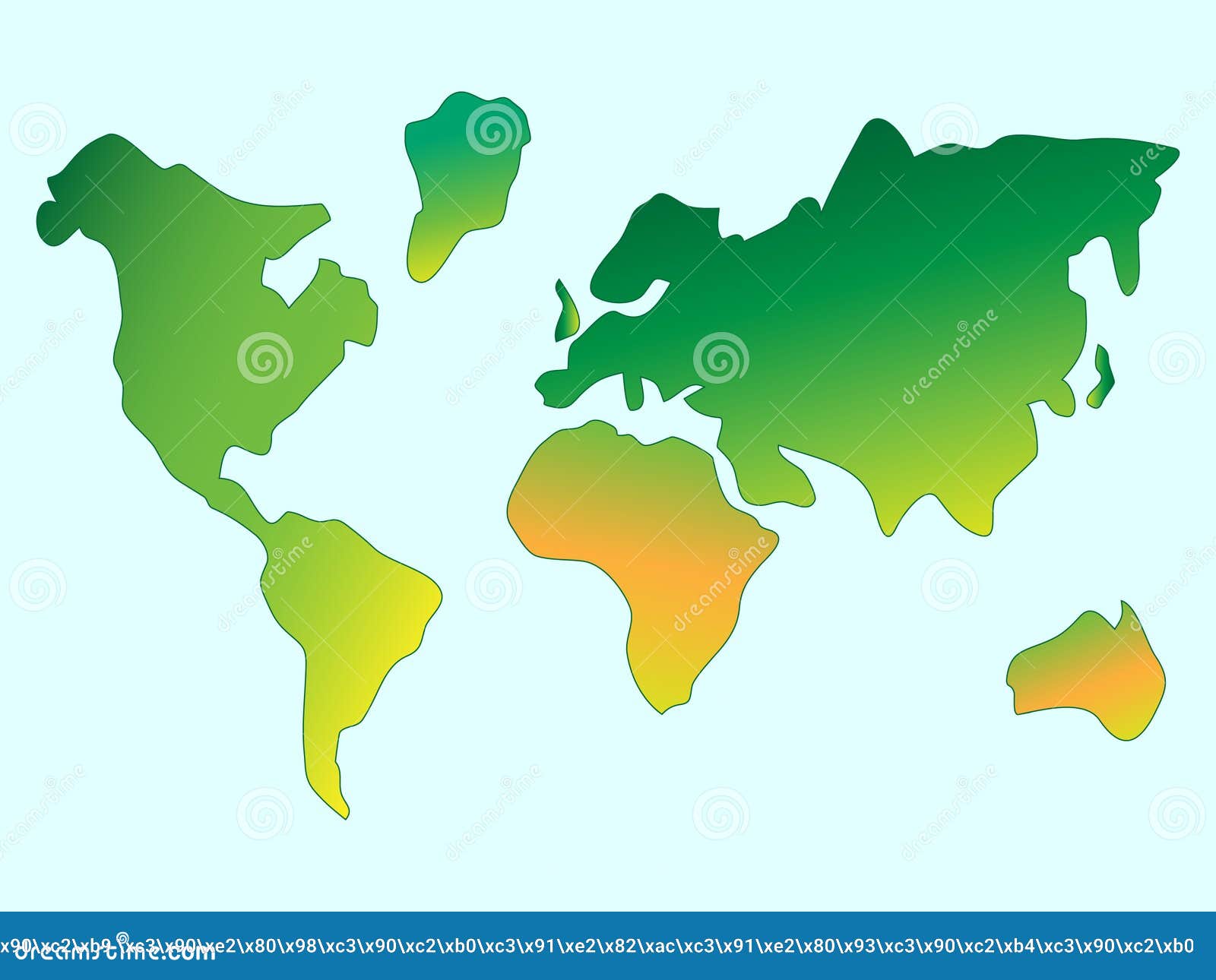 Magnificent Light, Blue Background of the Planet Earth Stock Vector ...