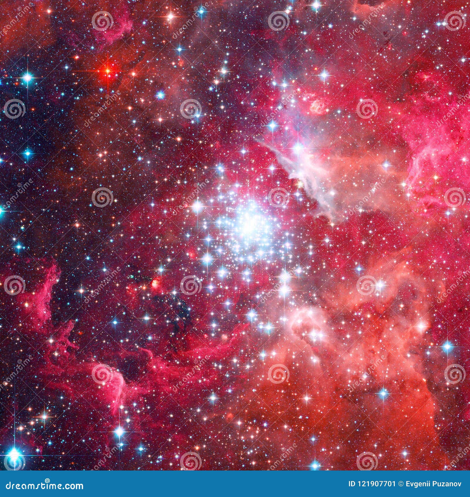 Magnificent Nebula in Outer Space. Elements of this Image Furnished by ...