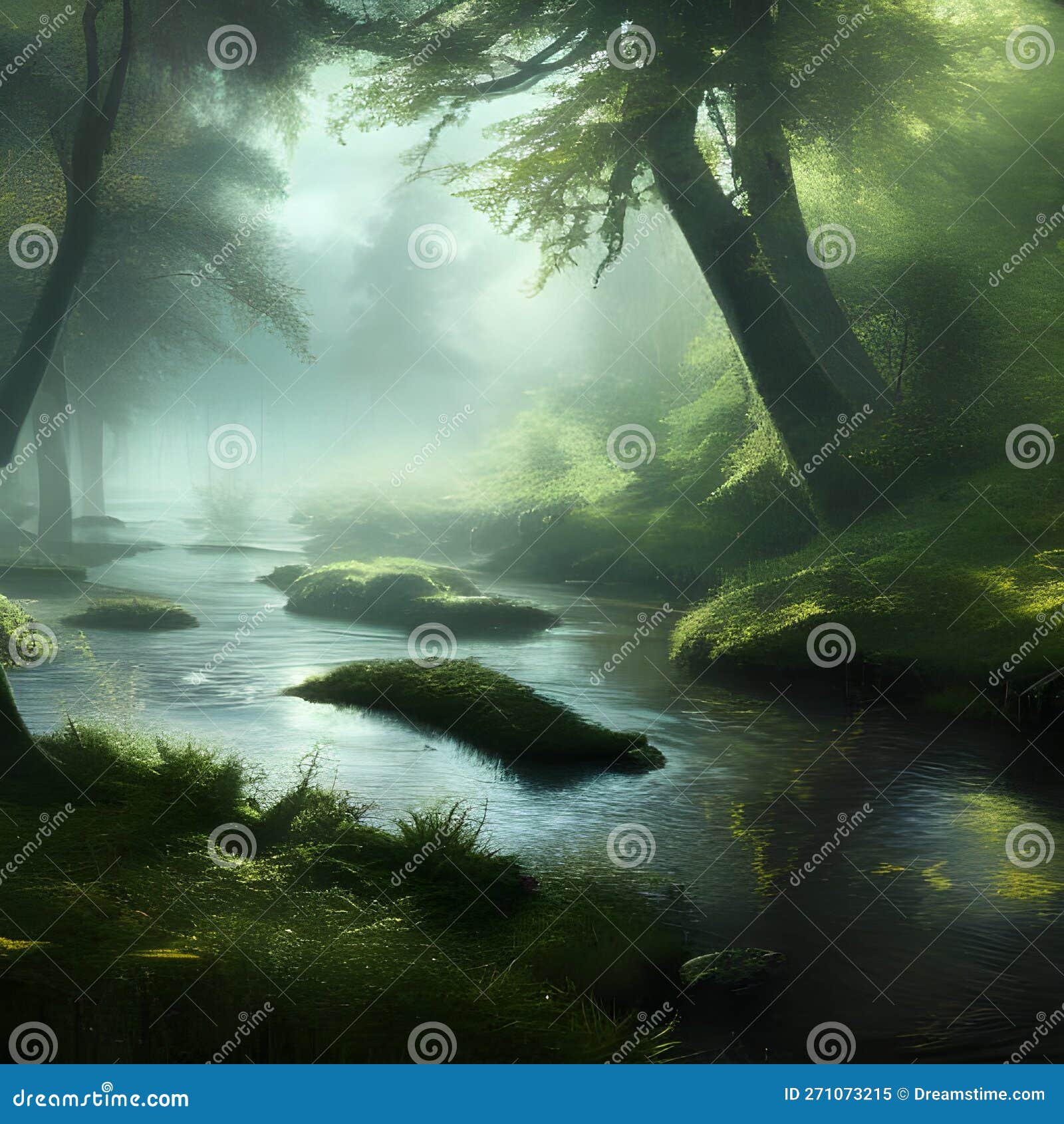 Beautiful hidden nature stock illustration. Illustration of tree ...