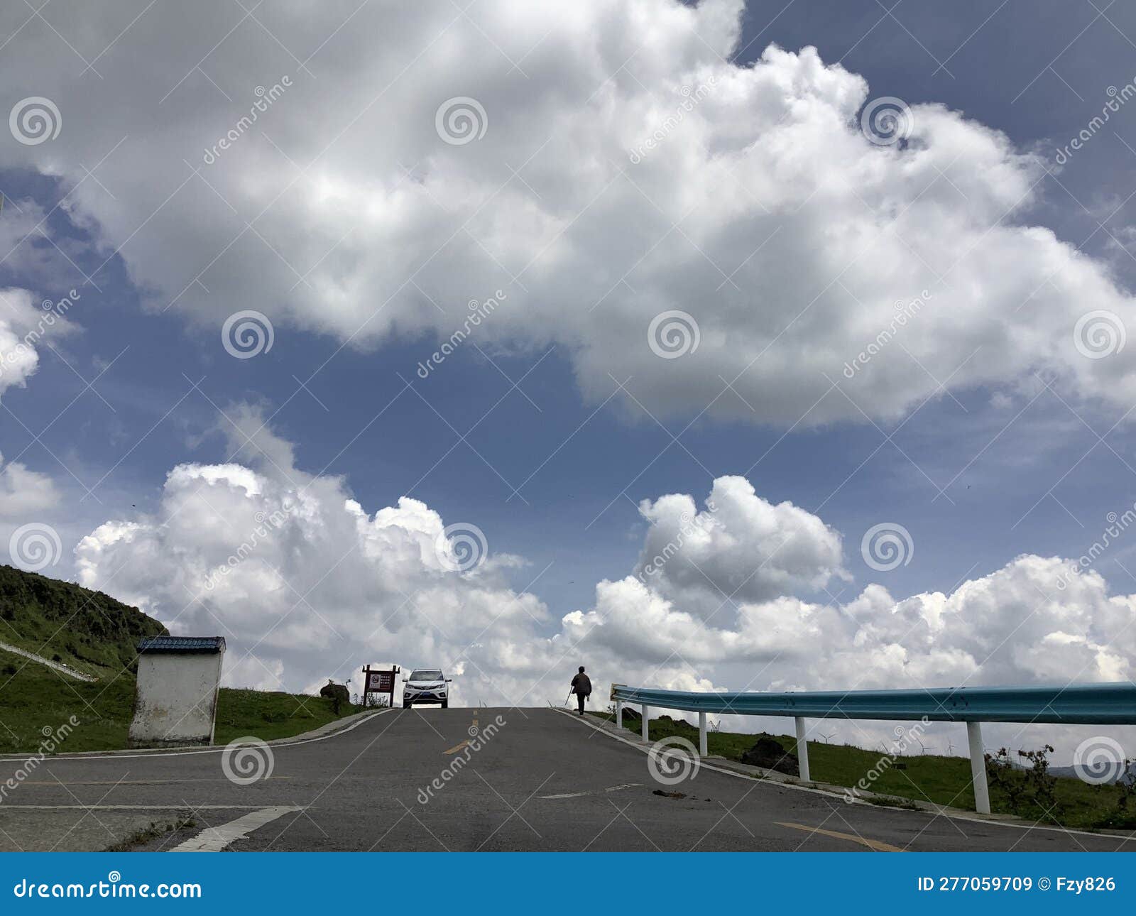 The Magnificent Scenery of the Ulan Muqi Grassland. Stock Image - Image ...