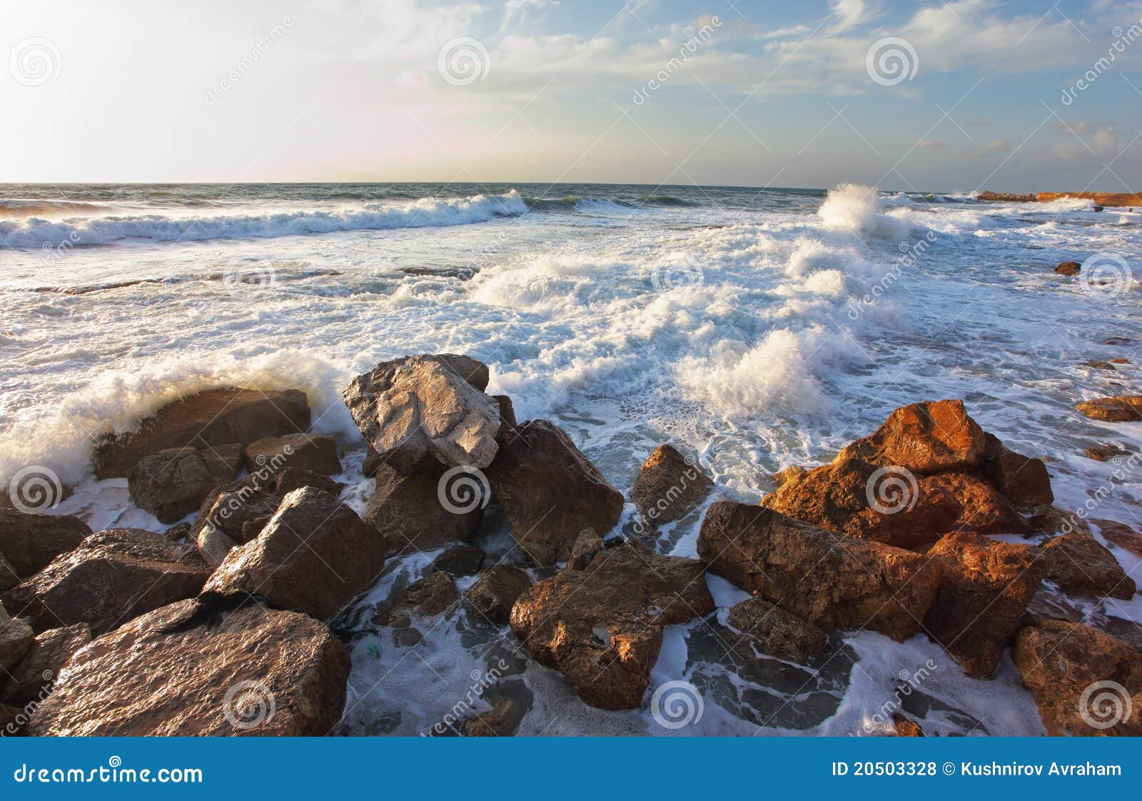 Magnificent storm waves stock photo. Image of cloud, quay - 20503328