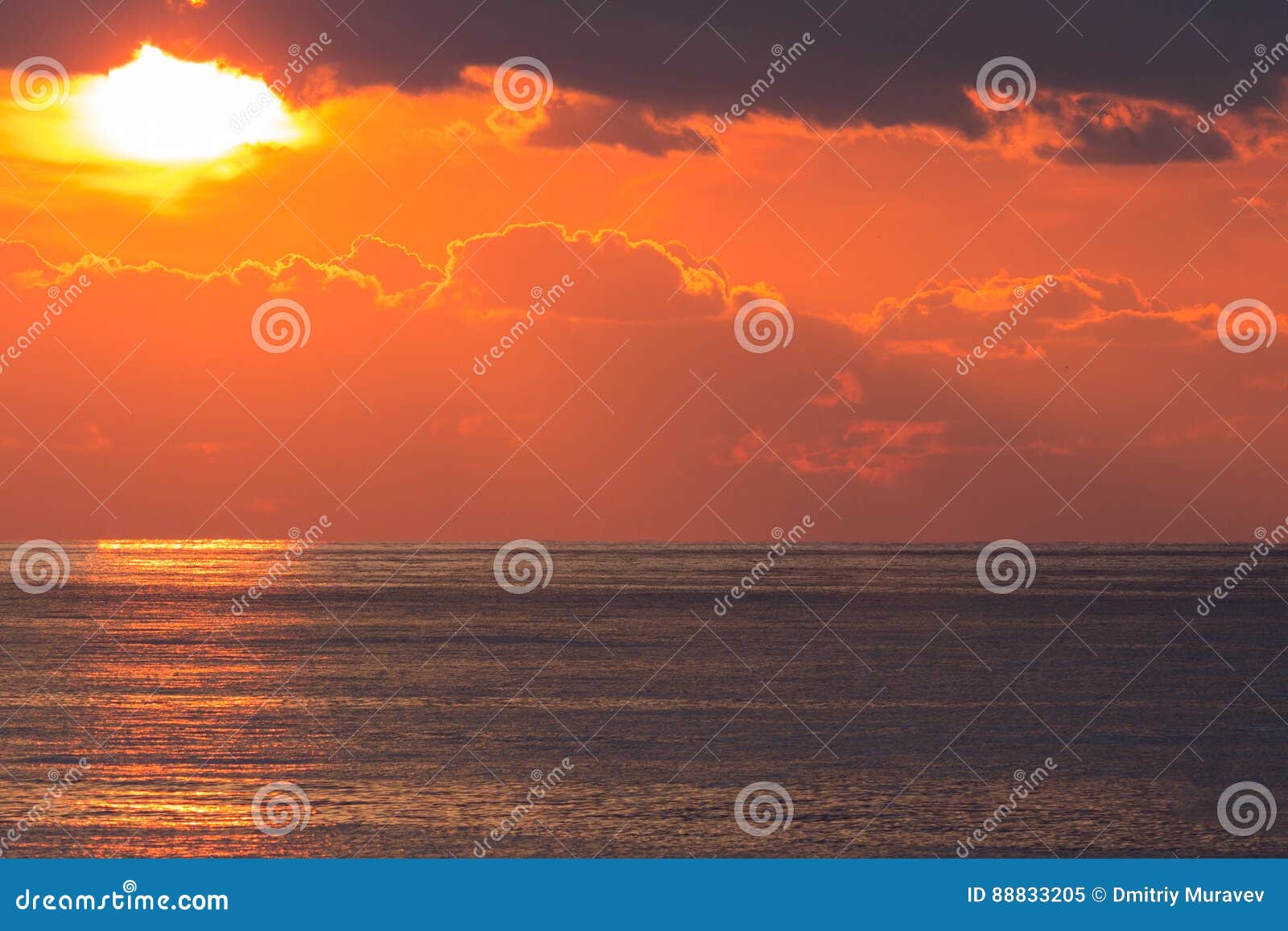 Magnificent Sunset on the Ocean Stock Image - Image of light, beauty ...