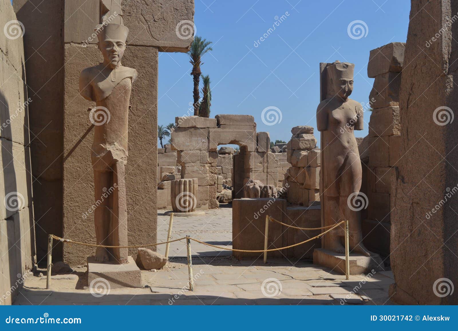 Temple of the Sun God Amon-Ra Stock Photo - Image of family, character ...