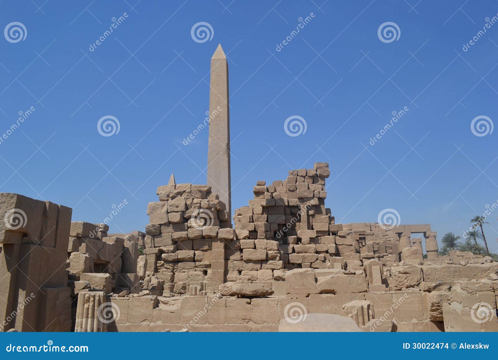 Temple of the Sun God Amon-Ra Stock Photo - Image of egypt, family ...