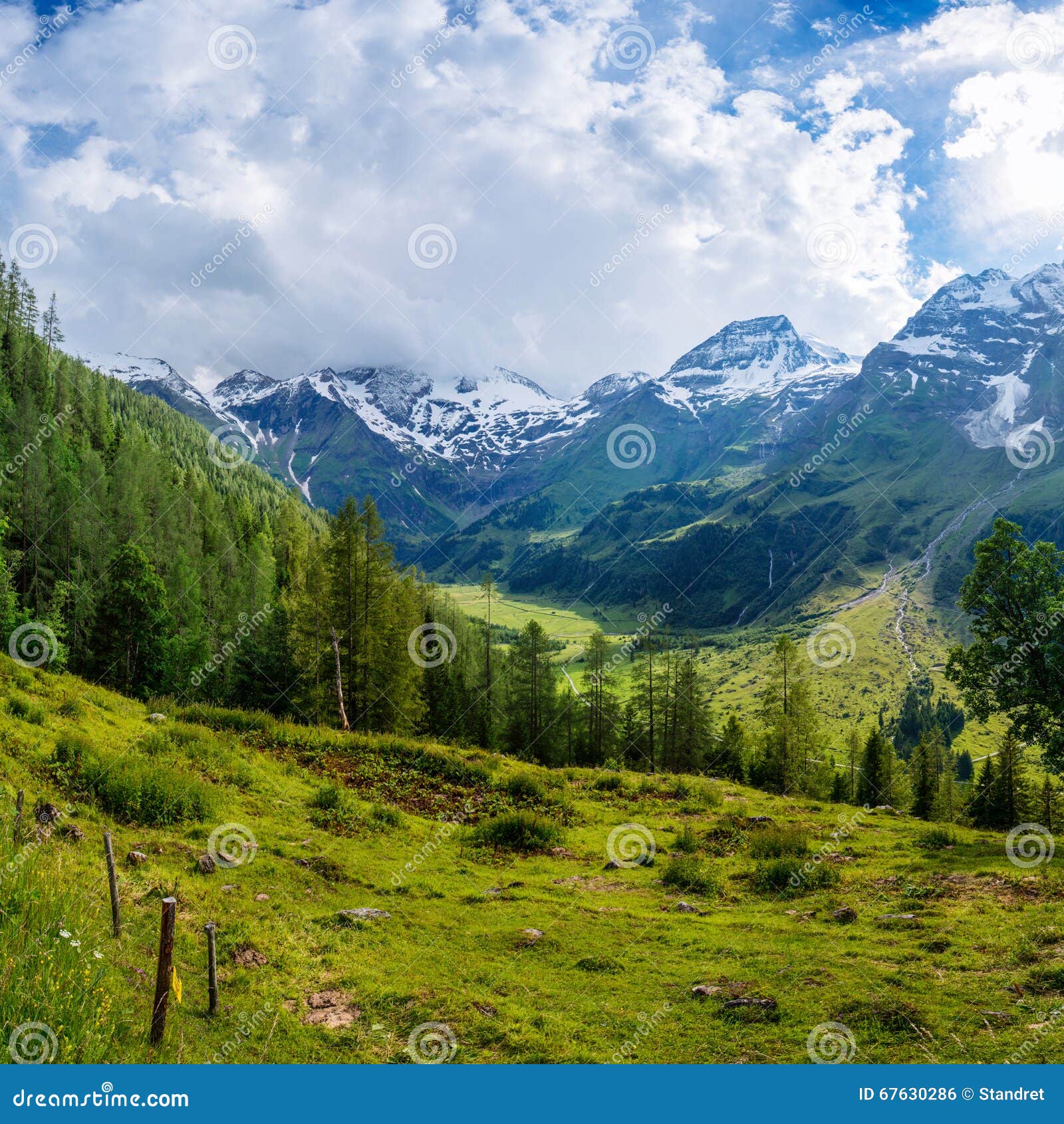 Magnificent View of the Alps Stock Photo - Image of travel, european ...