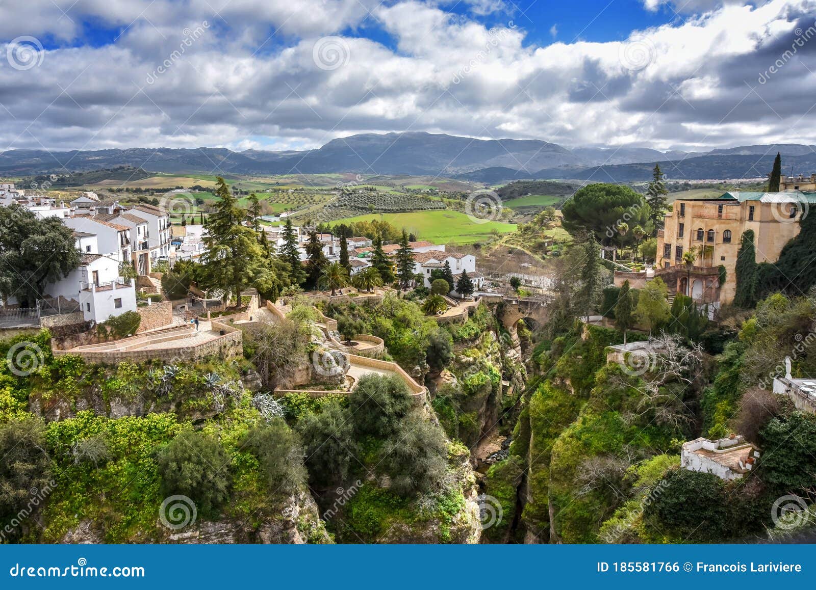 Magnificent View of the City of Ronda in Spain Stock Photo - Image of ...