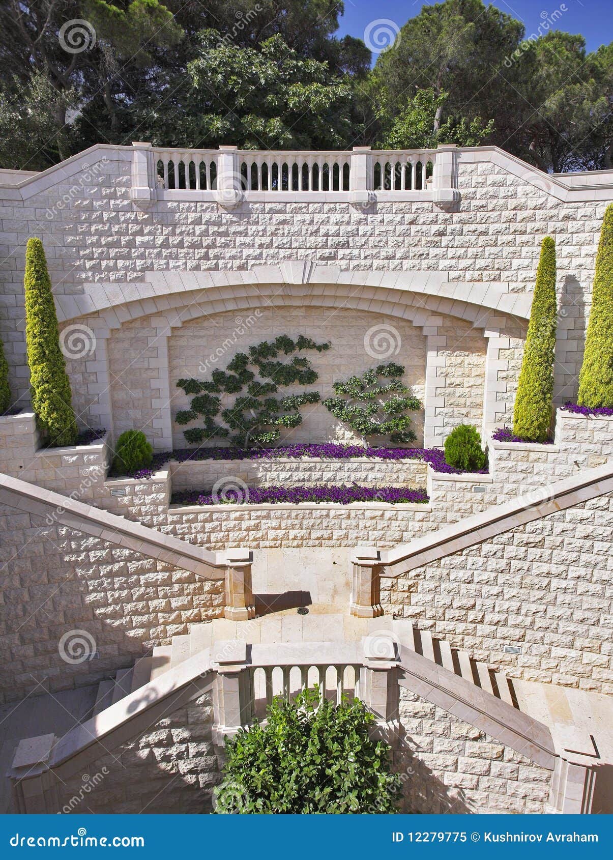 Magnificent White Marble Ladder Stock Image - Image of backgrounds ...