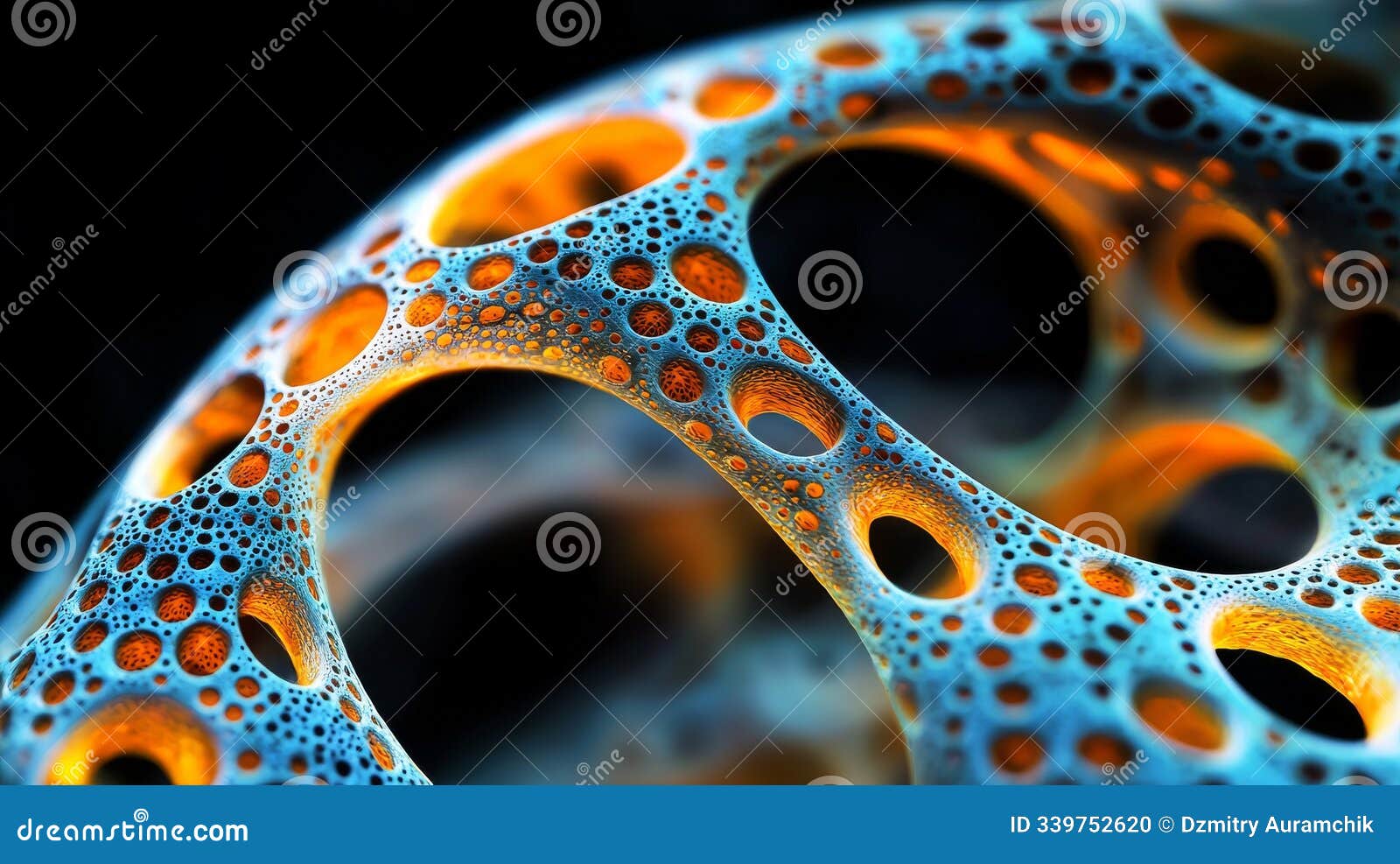 When Magnified, the Surface of an Ion Exchange Resin Shows Its Complex ...
