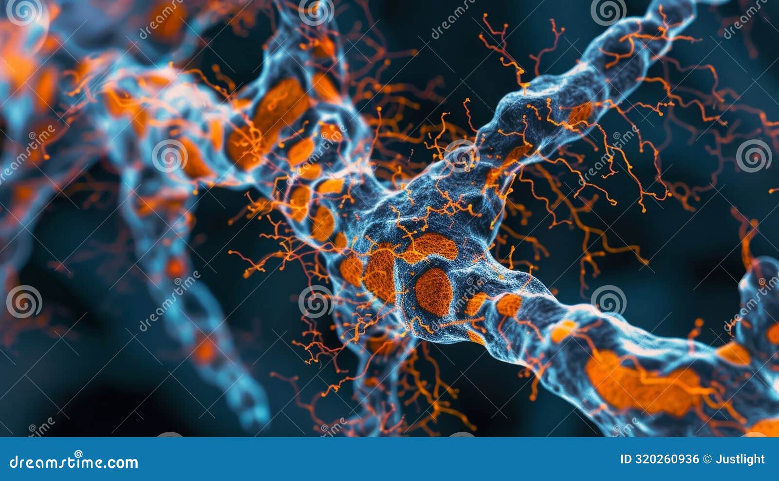 Magnified View of the Synaptic Cleft Displaying the Minute Gap ...