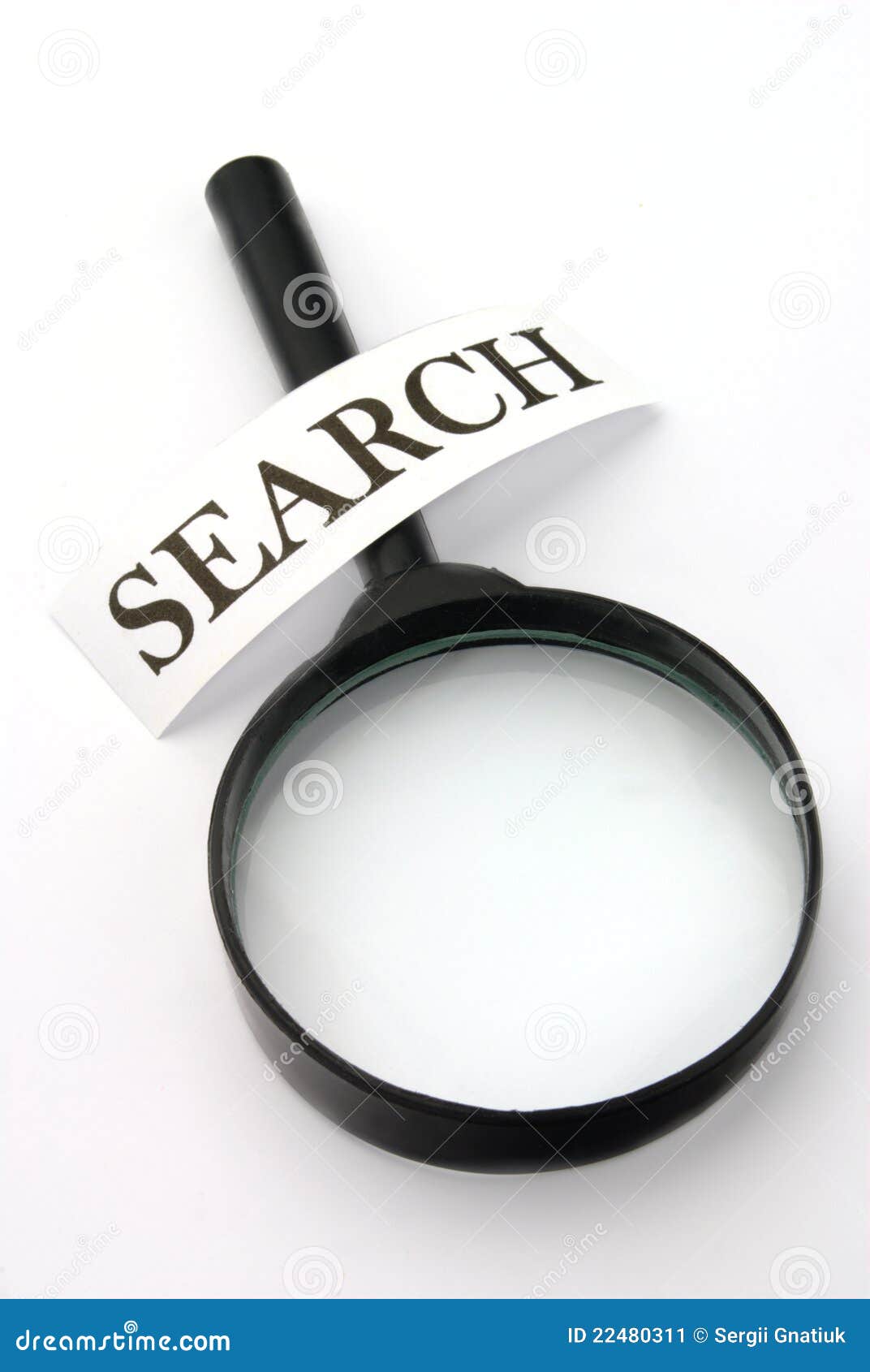 Magnifier stock image. Image of discovery, optical, enlarge - 22480311