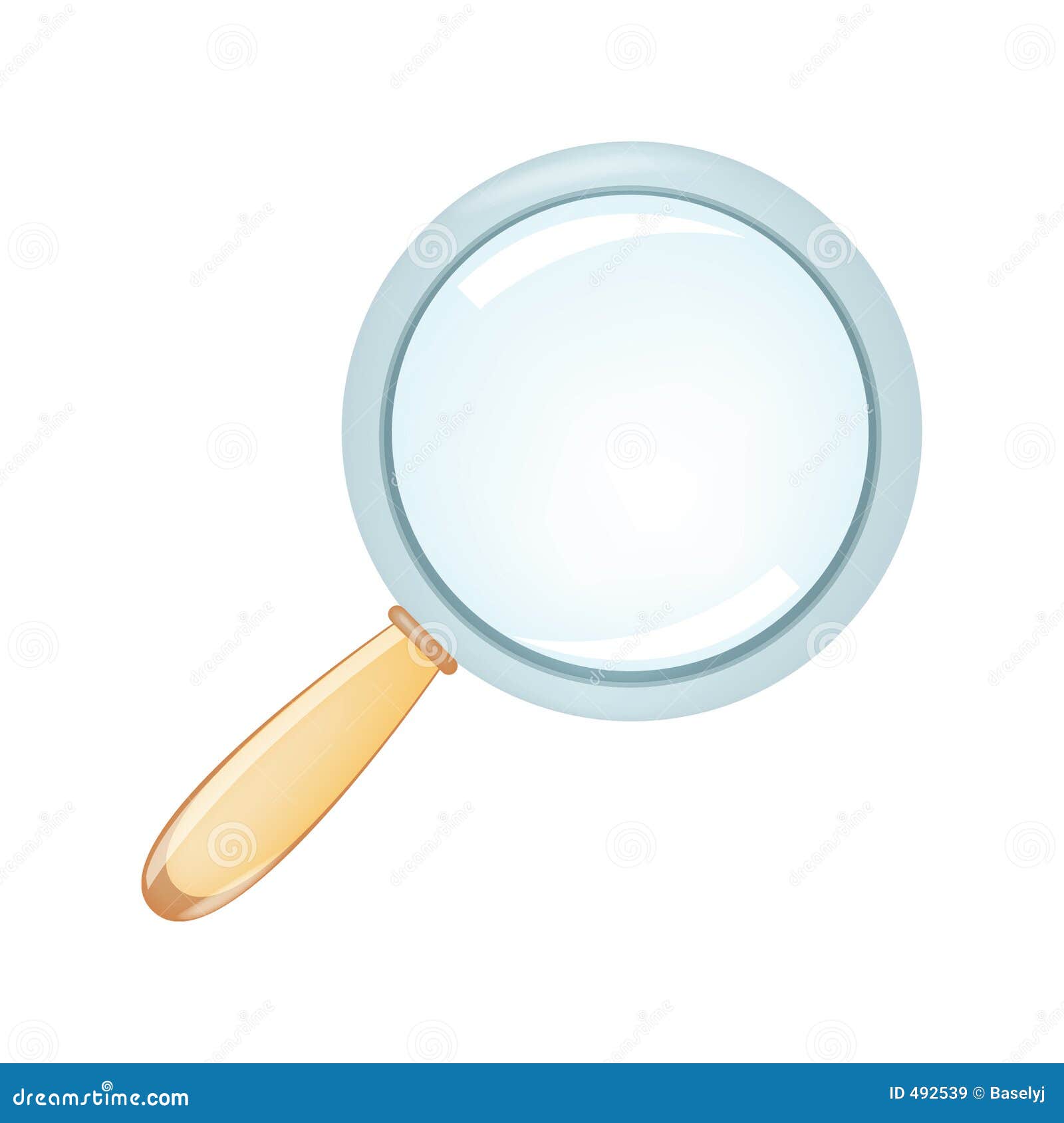 Magnifier Cartoon Vector | CartoonDealer.com #492539