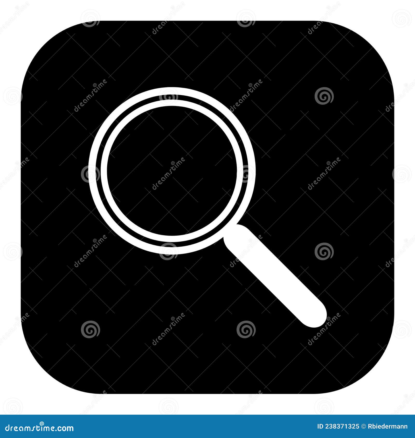 Magnifier and app icon stock vector. Illustration of graphic - 238371325