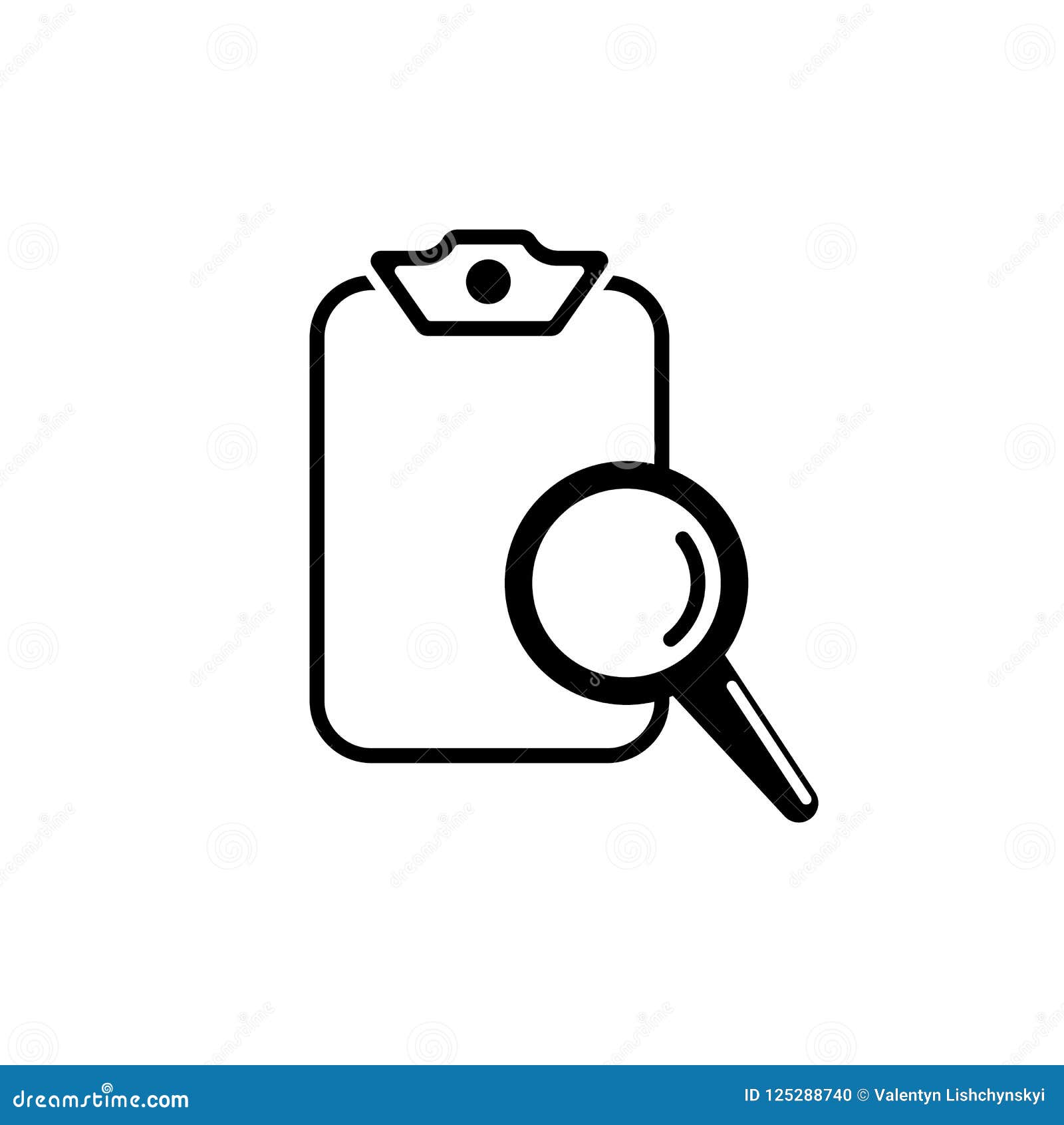 Magnifier Assessment Checklist Design Icon. Vector Flat Style Symbol ... Magnifier Assessment Checklist Design Icon. Vector Flat Style Symbol ...