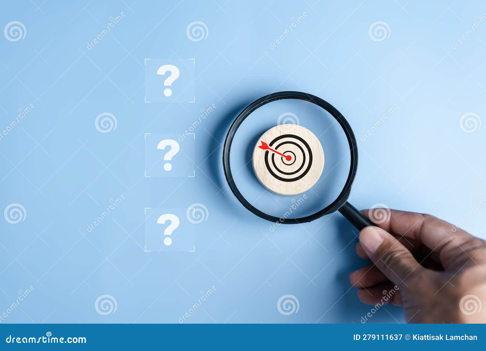 Magnifier Focus To Target Solution Target Which among Question Icon ...