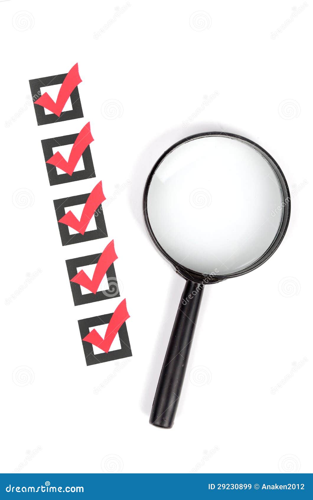 Checklist Green Magnifying Glass Stock Photos - Free & Royalty-Free ...