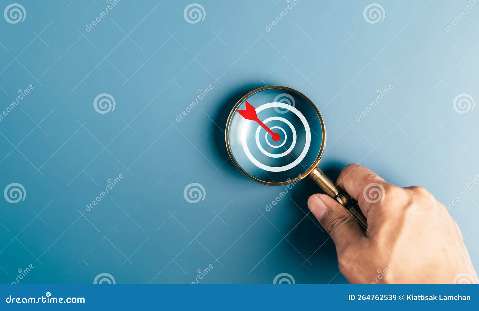 Magnifier Glass Focus To Target Icon Which for Planning Development ...