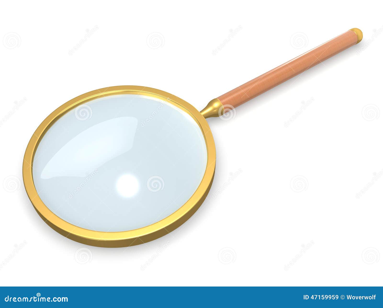 Magnifier stock illustration. Illustration of equipment - 47159959