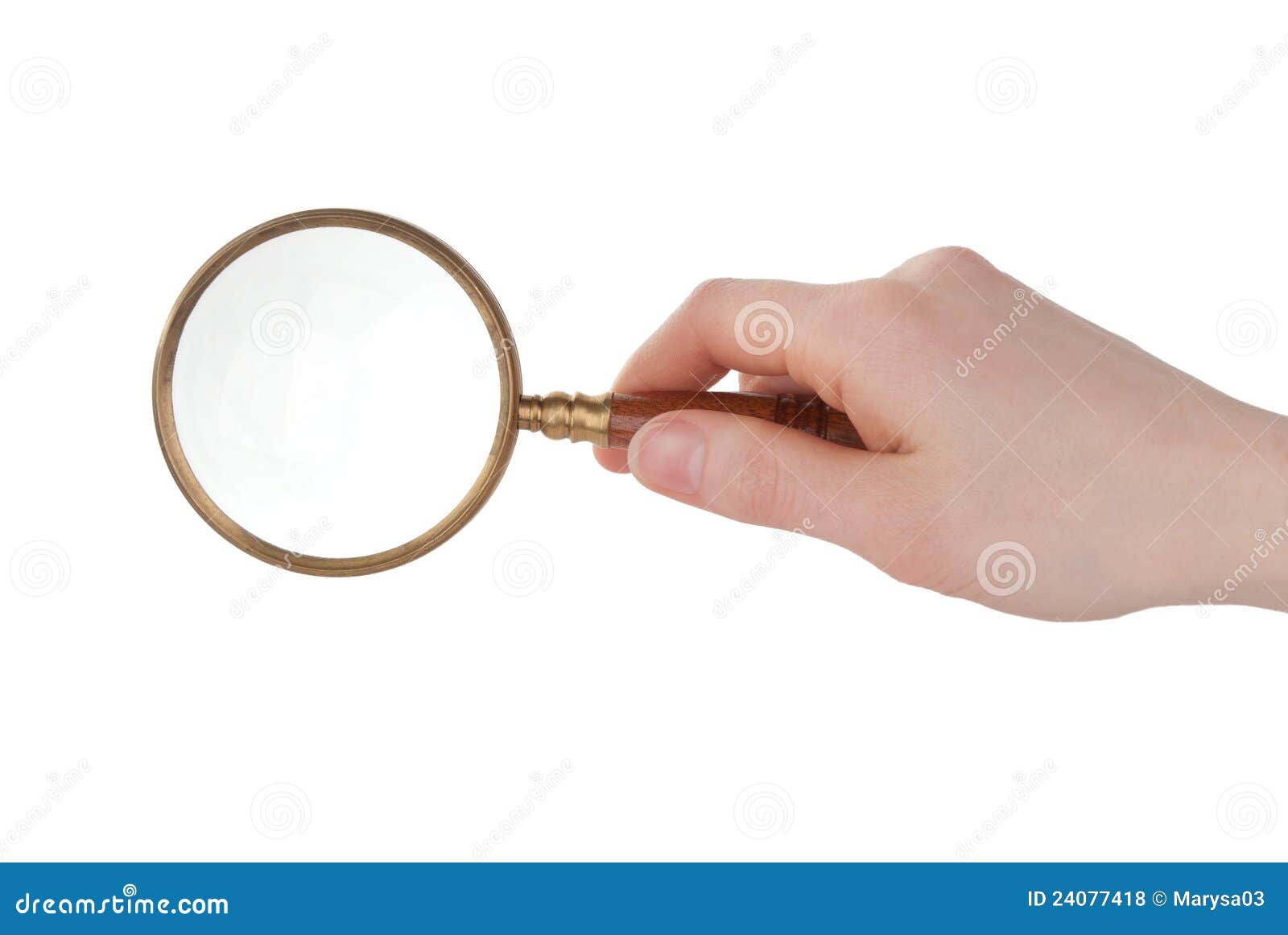 Magnifier in hand stock photo. Image of looking, handle - 24077418