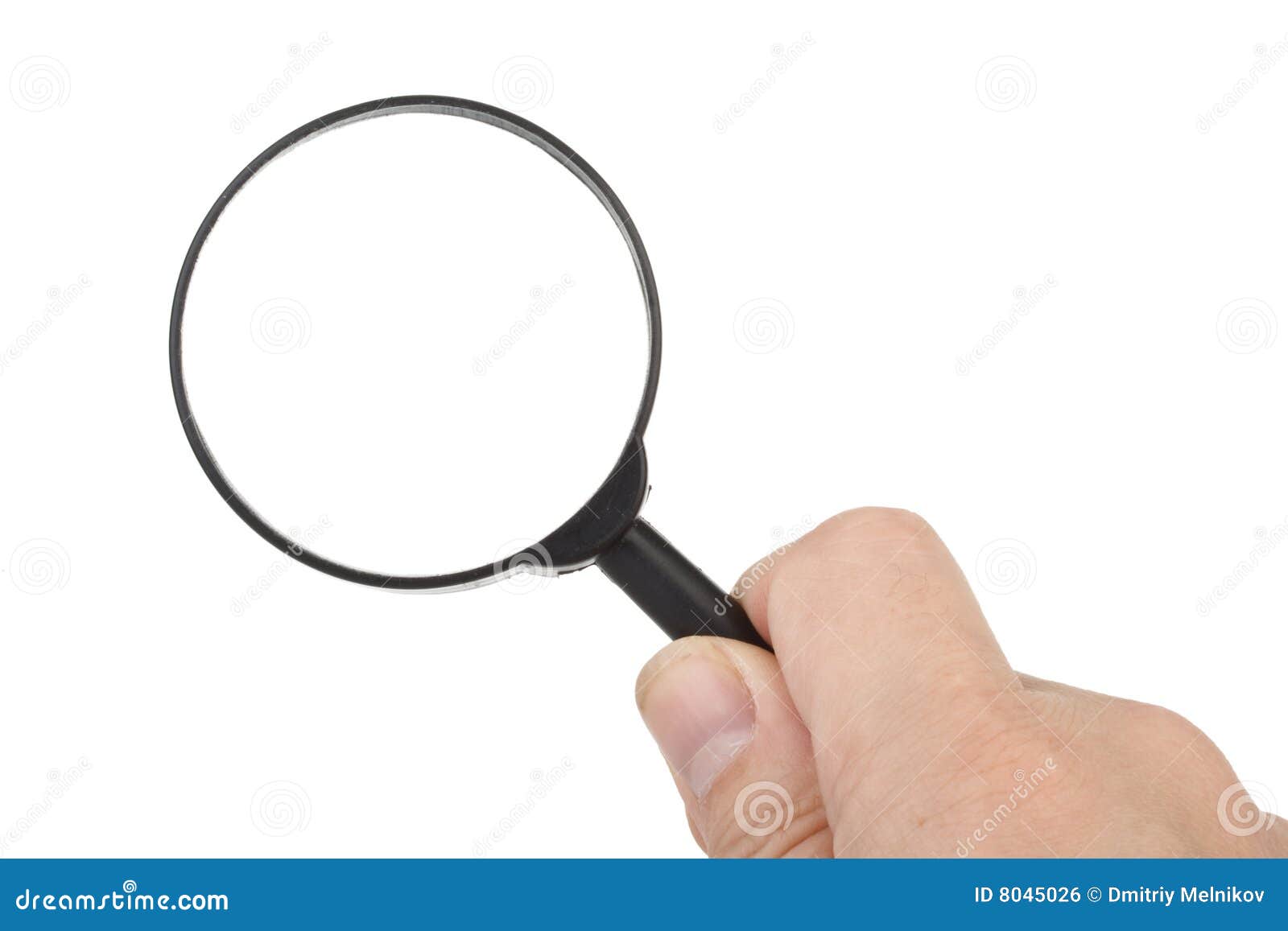Magnifier in hand stock photo. Image of instrument, macro - 8045026