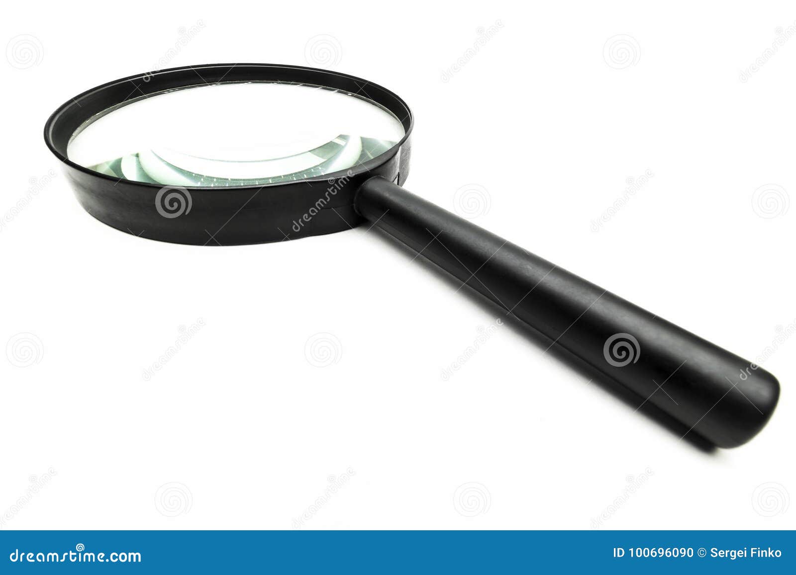 Magnifier with a handle stock photo. Image of magnification - 100696090