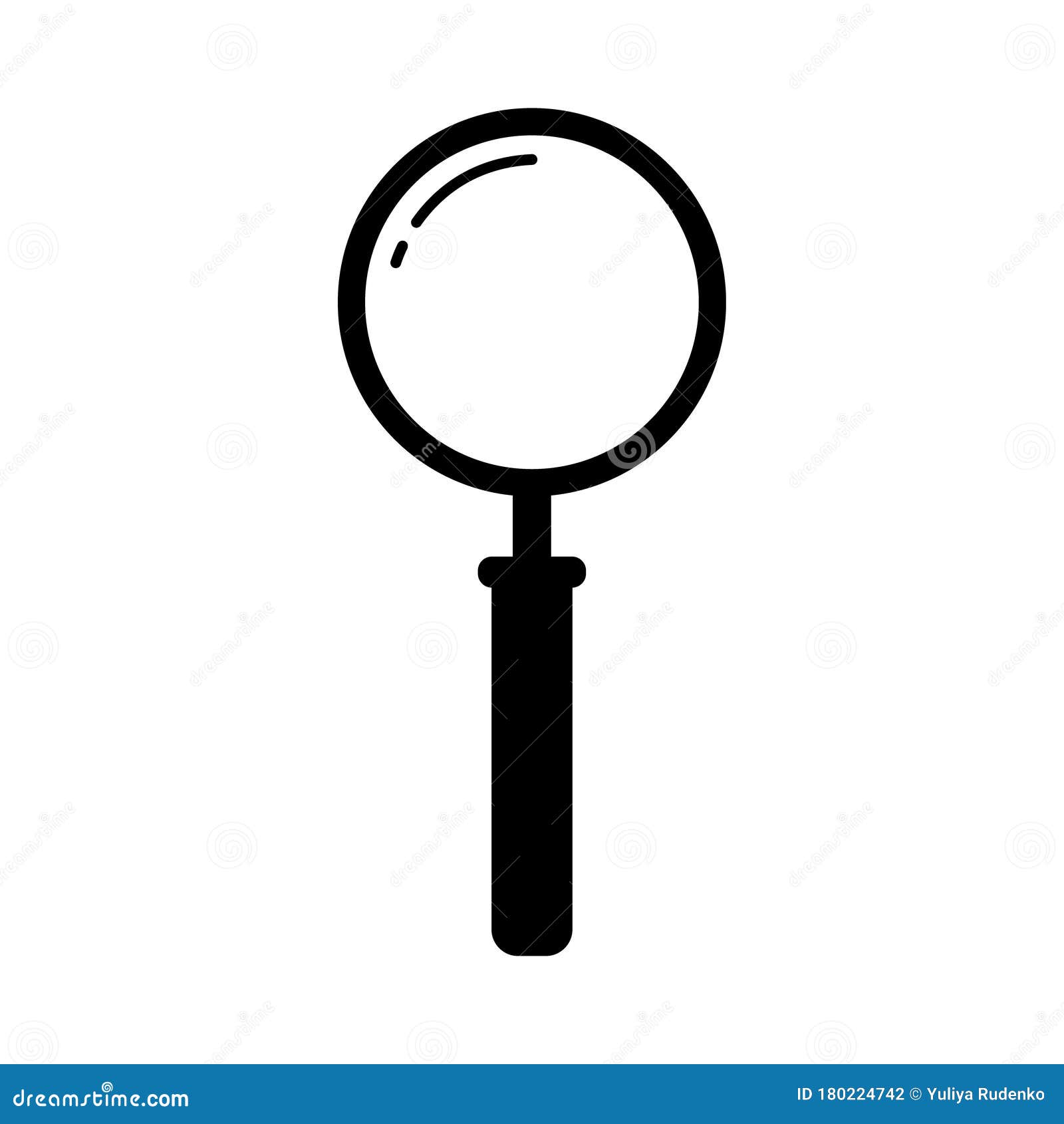 Magnifier Icon. Cartoon Illustration of Magnifier Vector Icon for Web ...