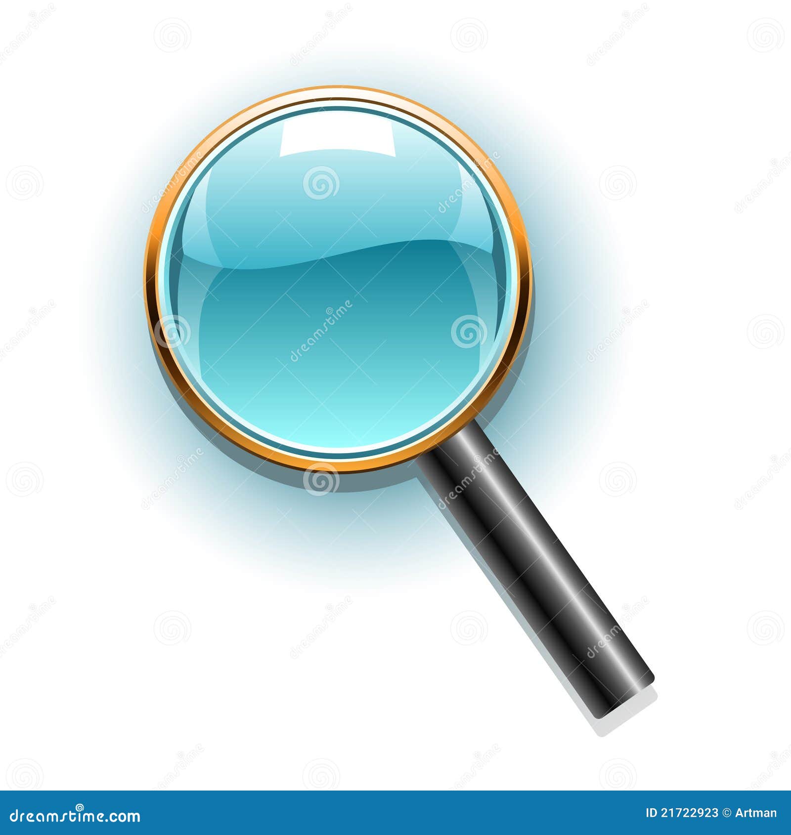 Magnifier icon - vector stock vector. Illustration of clipart - 21722923
