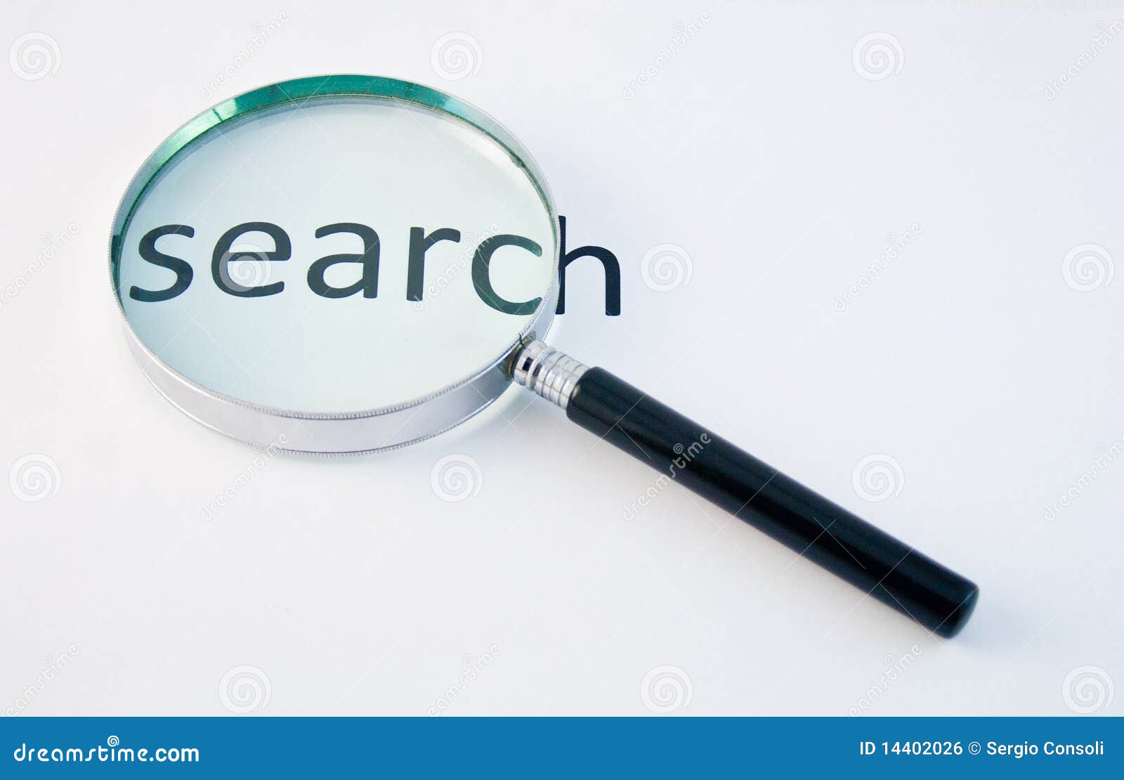 Magnifier Lens for Search 3 Stock Photo - Image of book, lens: 14402026