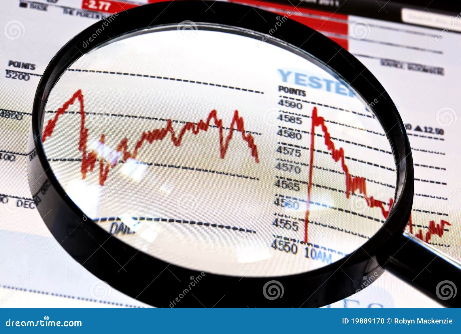 Magnifier Over Figures Royalty-Free Stock Photo | CartoonDealer.com ...