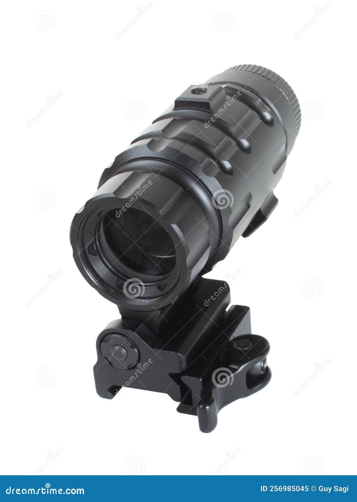 Riflesight Magnifier on a White Background Stock Image - Image of gear ...
