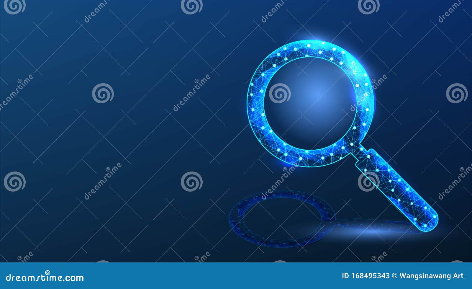 Magnifier Tool. Search Tool. Abstract Low Poly Wireframe Mesh Design ...