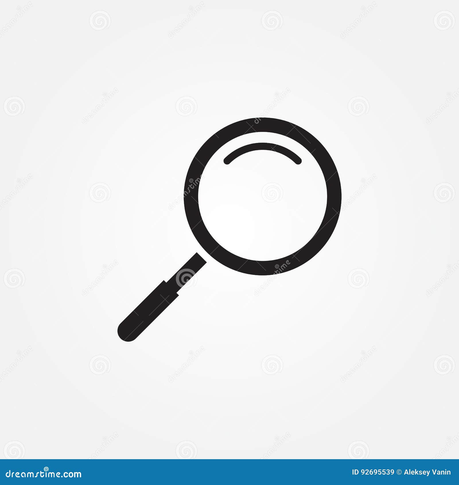 Magnifier Vector Icon Illustration Graphic Design. Stock Vector ...