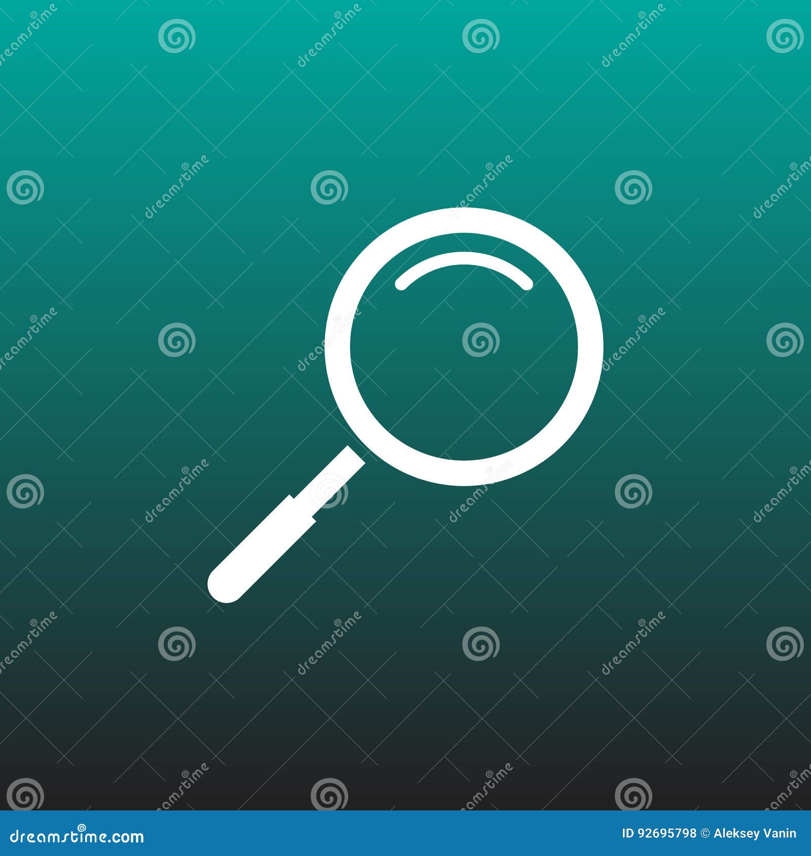 Magnifier Vector Icon Illustration Graphic Design. Stock Vector ...